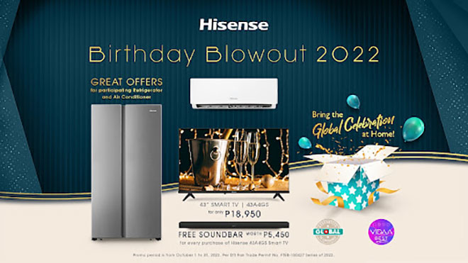 Treat yourself and your family with a Global quality TV from Hisense ...