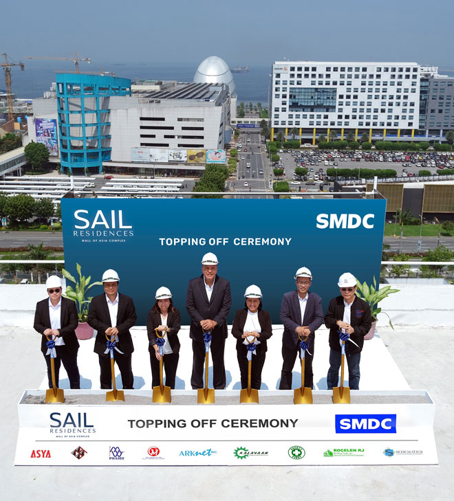 SMDC Celebrates the Topping-off of Sail Residences - Amazing Manila Journal