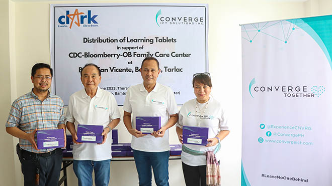 Converge provides free connectivity, learning tablets to Aeta nursery ...