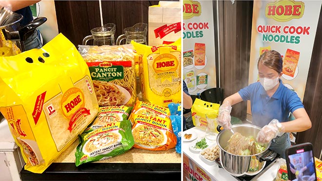 Hobe Pancit Bihon wows media guests with their update on their Hobe ...