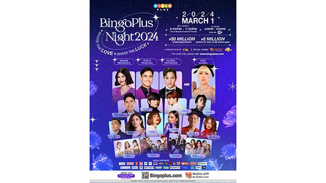 BingoPlus Night 2024 “Share the Love, Share the Luck” - Amazing Manila ...